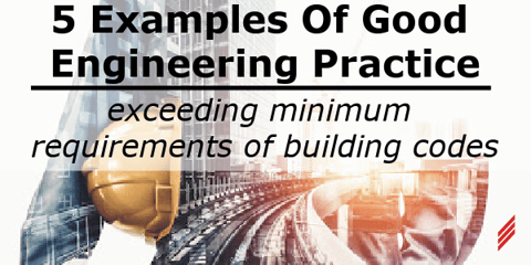 5 Examples of Good Engineering Practice Exceeding Minimum Requirements ...