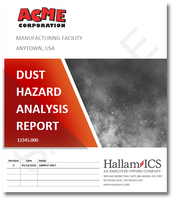 Sample Dust Hazard Analysis Report